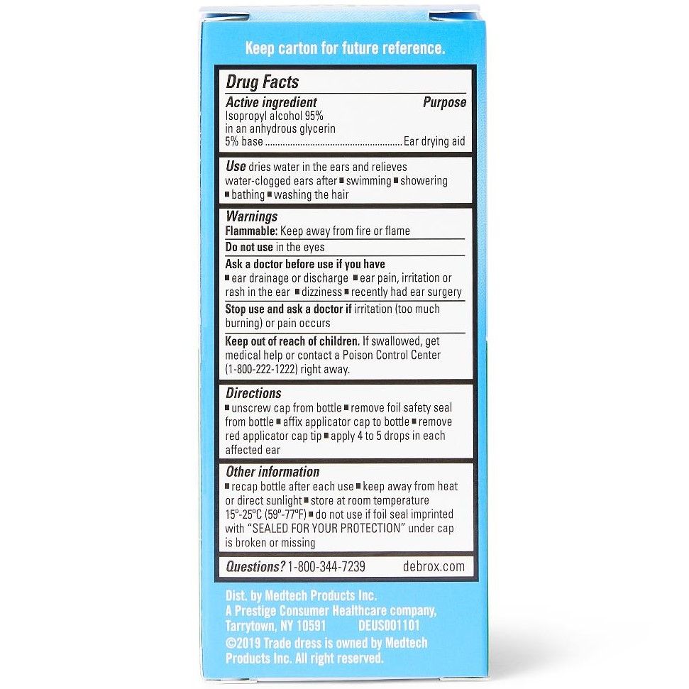 Debrox Swimmer's Ear Drops 1oz 12Ct