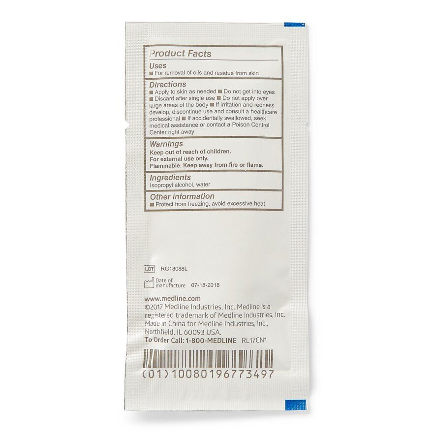 Medline Sterile Triple-Pack Alcohol Swabsticks 3Ct