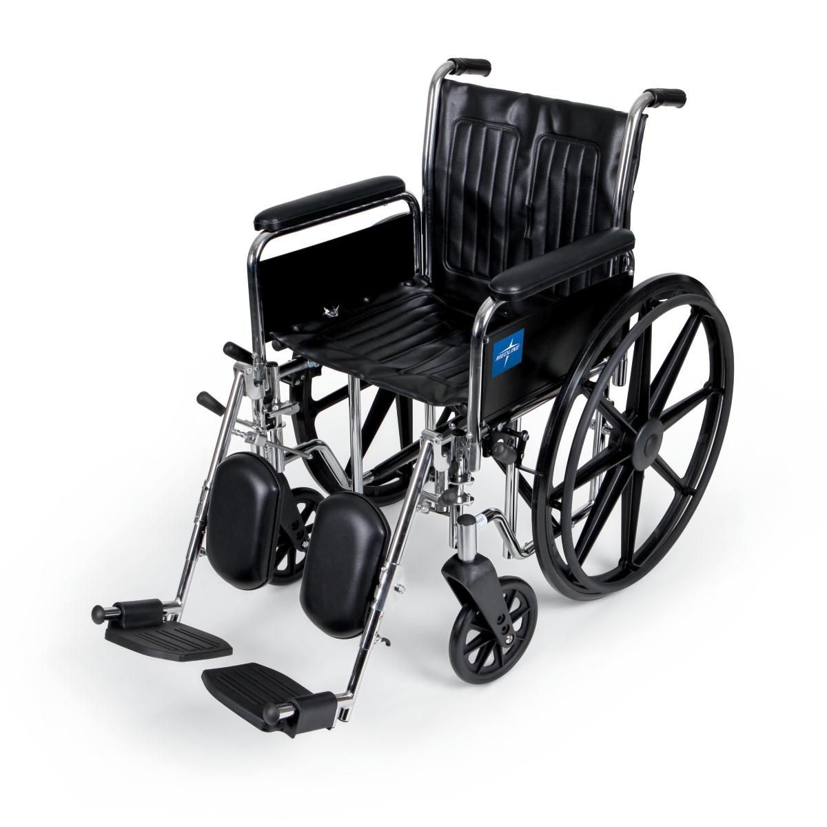 Excel 2000 Wheelchair Full Arm Elevating Leg 18in Seat 1Ct