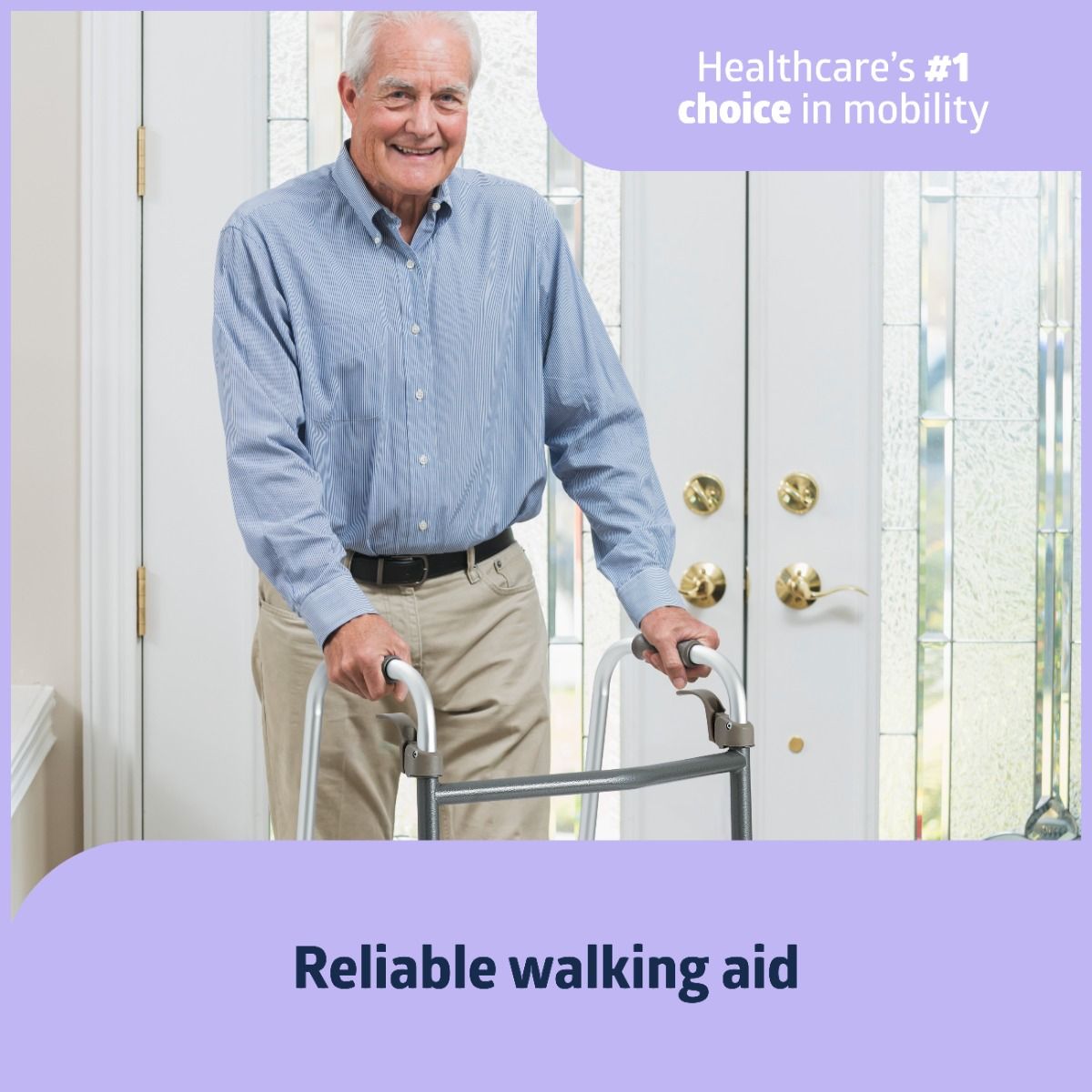 Medline Folding Paddle Walkers