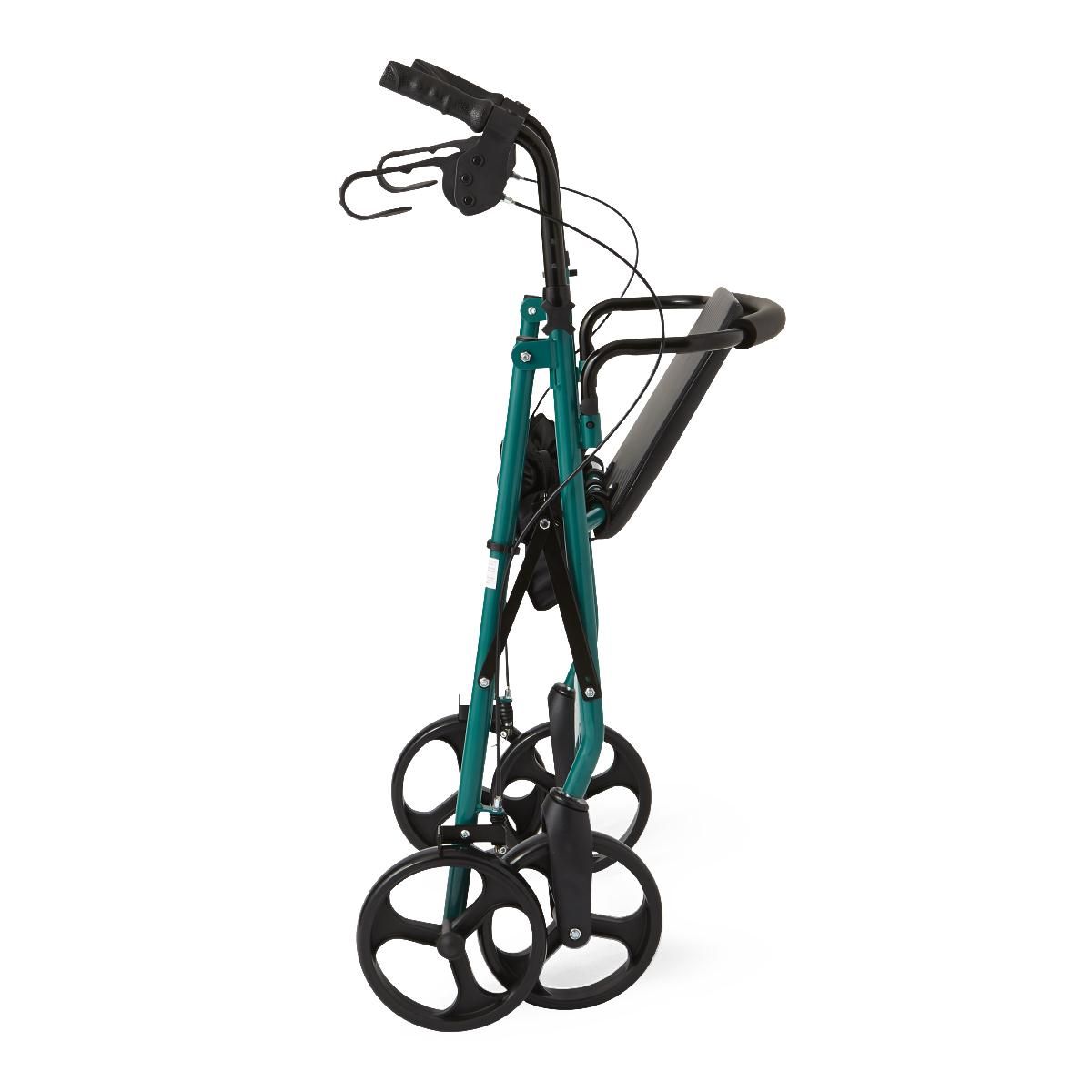 Medline Basic Steel Rollator With 8in Wheels Green 1Ct