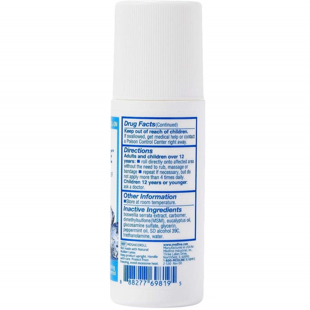 Medline ActivICE Topical Pain Relief Roll-On 3oz 24Ct