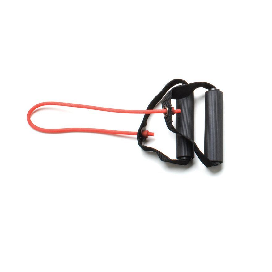 CanDo Red Exercise Tubing with Handles 18in Light 1Ct