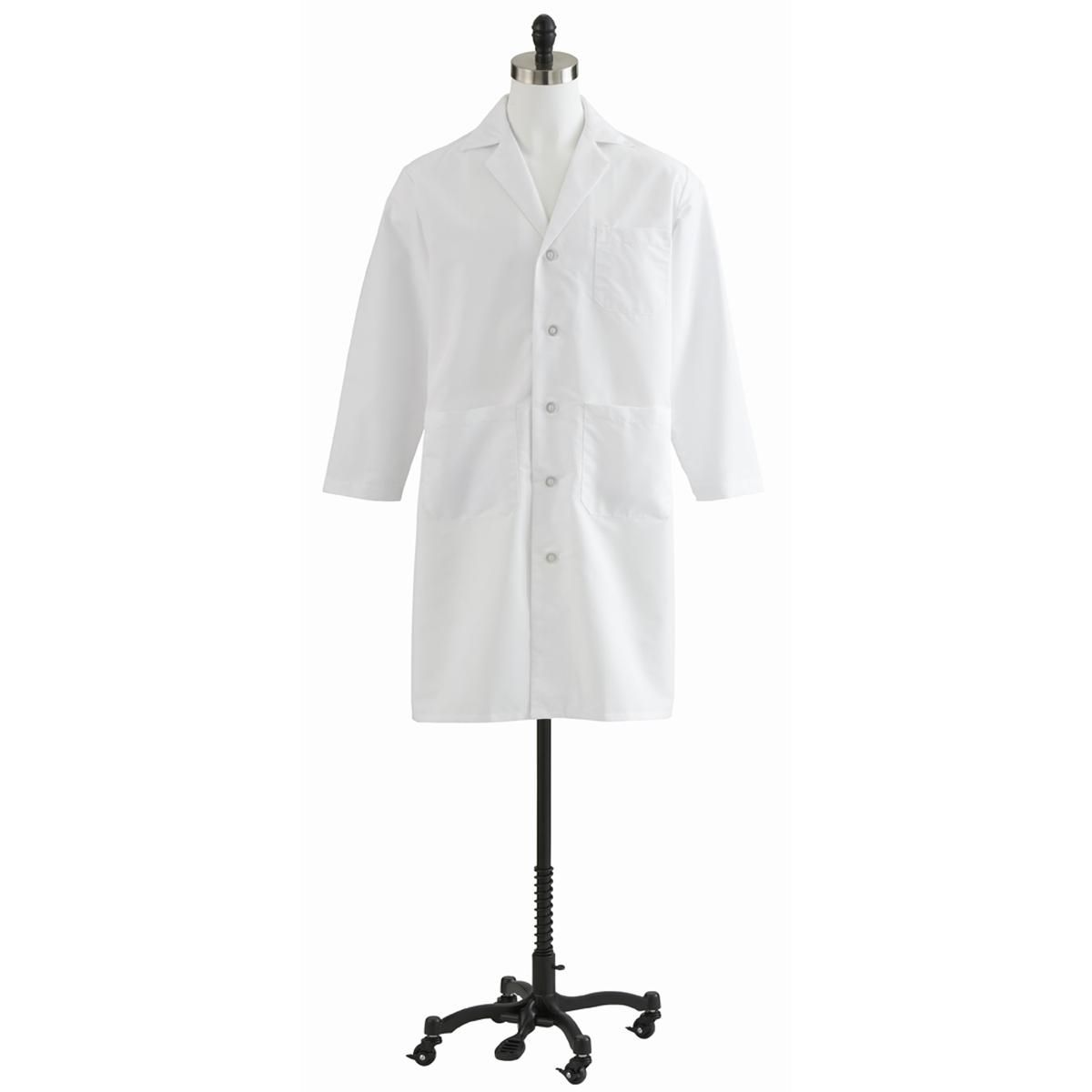 Men's Full Length Lab Coat White Size 40