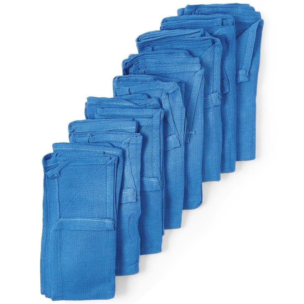 Medline Sterile Disposable Deluxe OR Towel Blue 17x27 80Ct