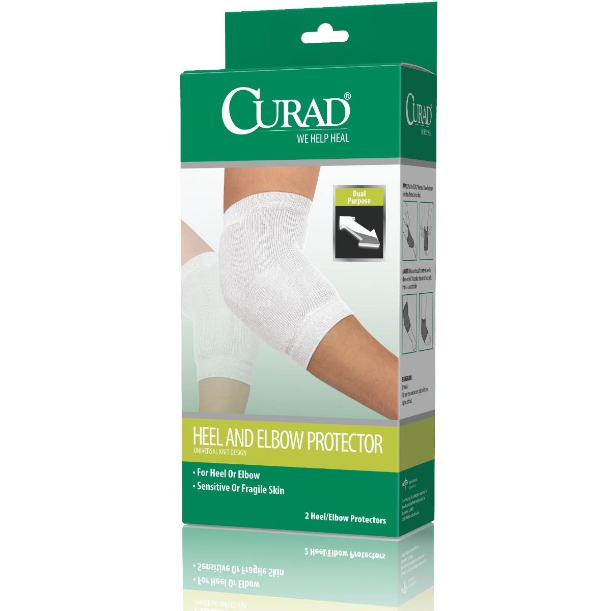 CURAD Knit Heel and Elbow Protector 2Ct