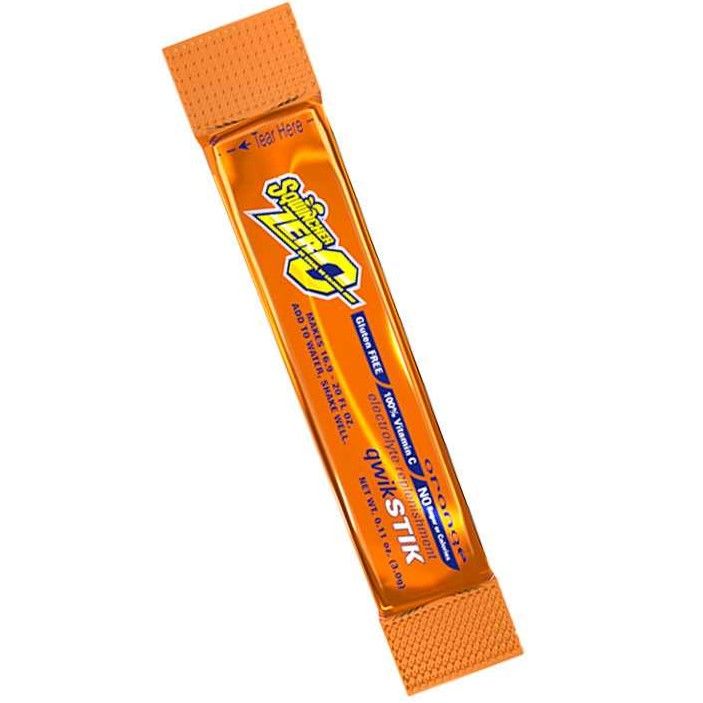 Sqwincher Zero Qwik Stik Electrolyte Packet Orange .11oz 1Ct