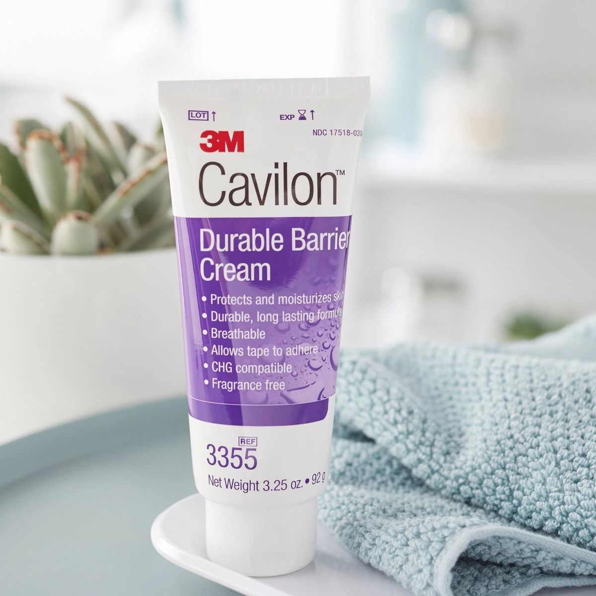 3M Cavilon Durable Barrier Cream Fragrance Free 3.25oz 1Ct