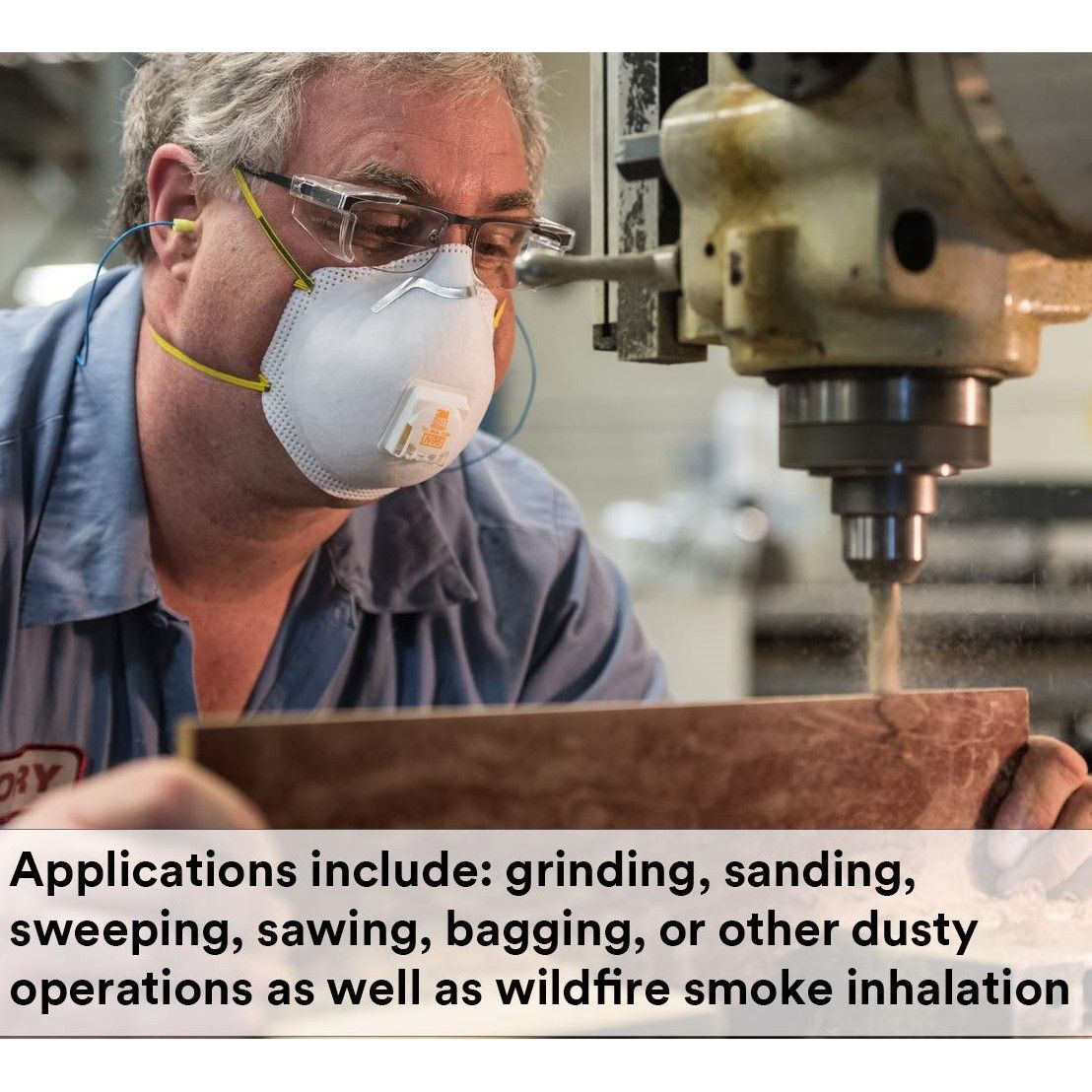 3M 8511 N95 Respirator Face Mask with Cool Flow Valve 10Ct