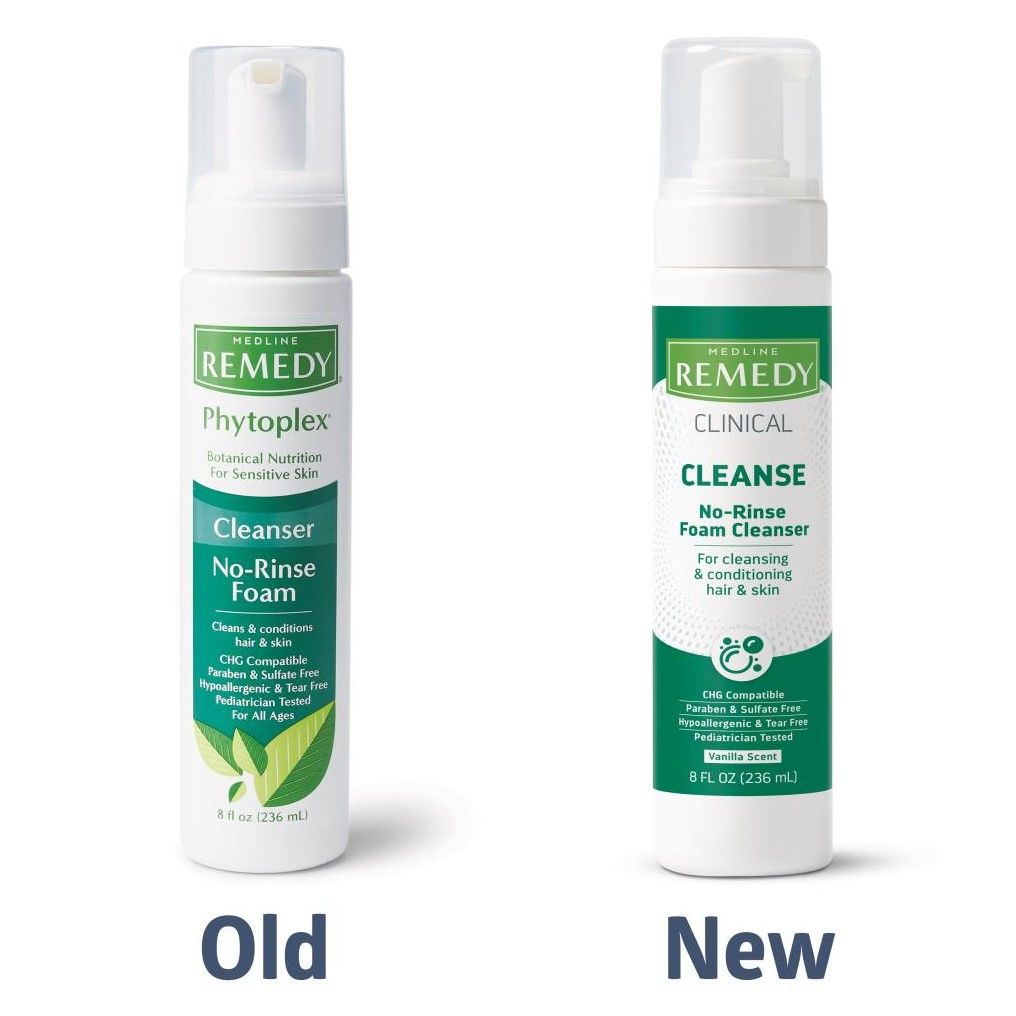 Medline Remedy Clinical No-Rinse Foam Cleanser - Shop All