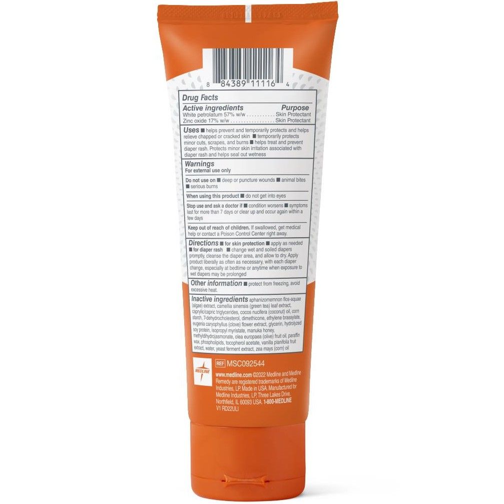 Medline Remedy Clinical Zinc Oxide Paste 4oz 12Ct