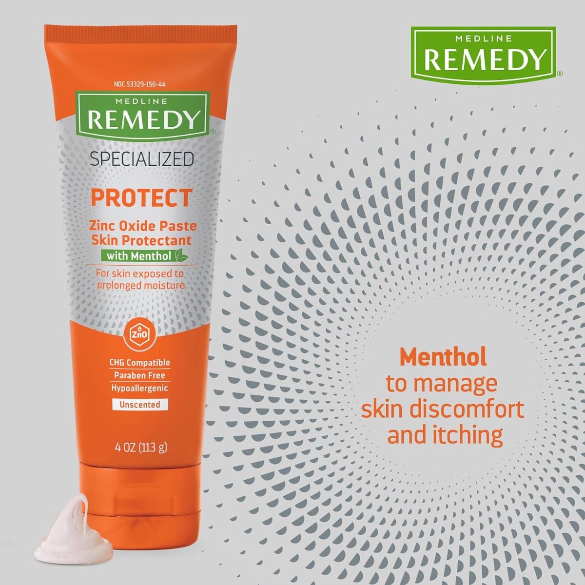 Medline Remedy Specialized Zinc Oxide Paste 4oz 12Ct