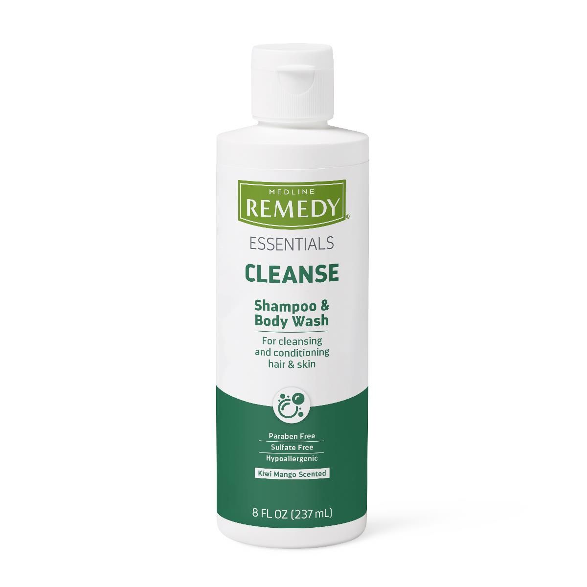 Medline Remedy Essentials Shampoo & Body Wash Kiwi Mango 8oz 48Ct
