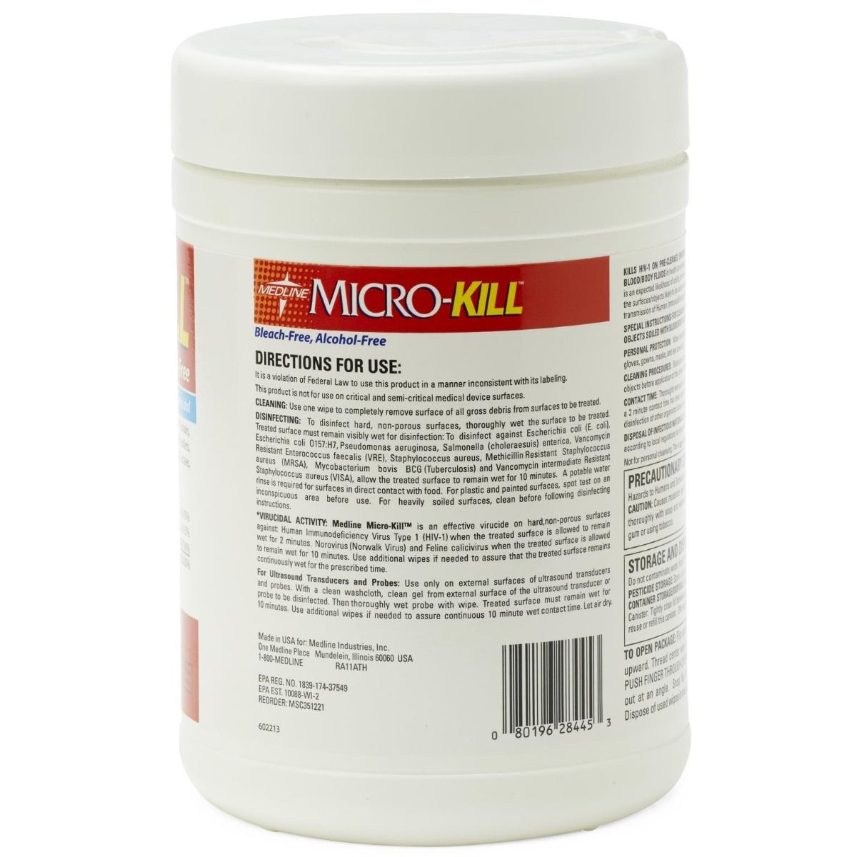 Medline Micro-Kill Disinfectant Wipes - Shop All