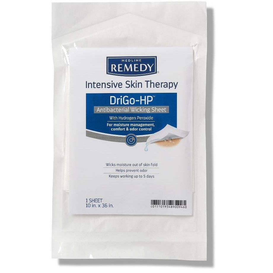 Remedy DriGo-HP Antibacterial Skinfold Sheet 10x36 1Ct