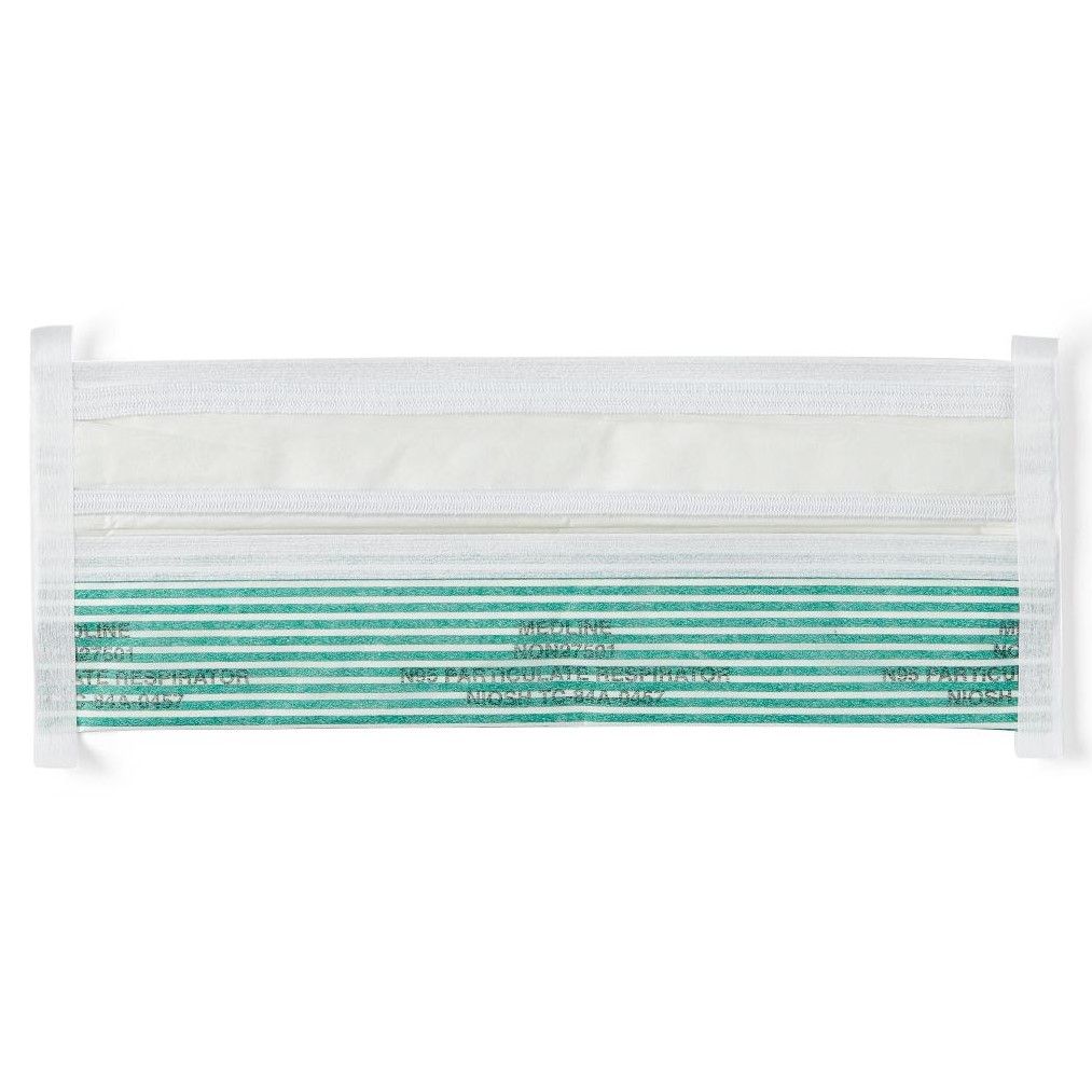 Medline N95 Flat-Fold Respirator Face Mask 210Ct