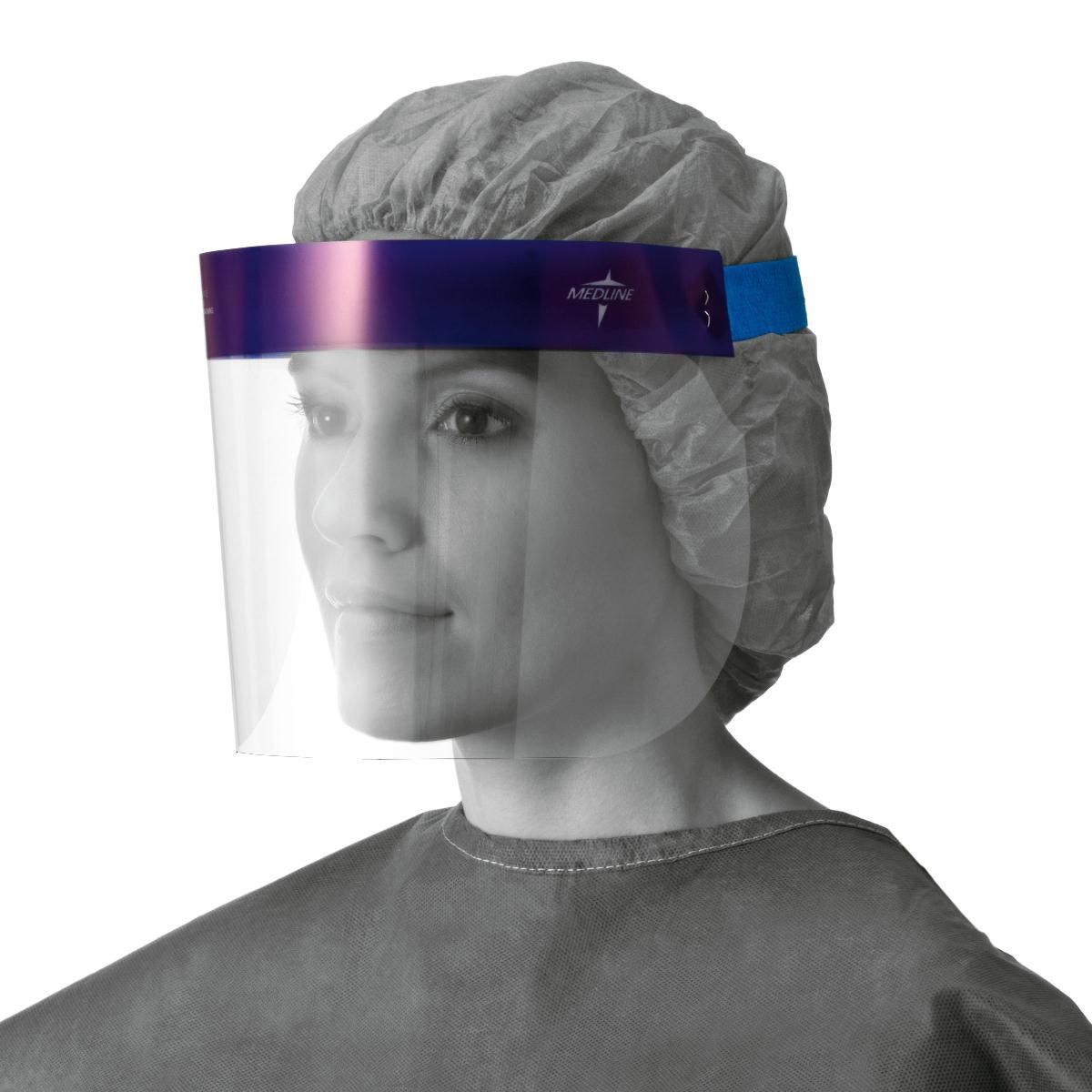 Medline 3/4 Disposable Face Shield with Foam Top - Shop All