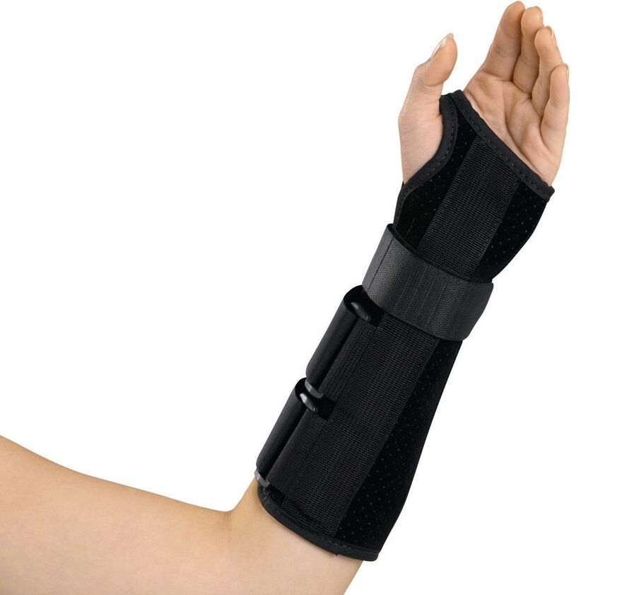 Medline Deluxe Wrist and Forearm Splints M 1Ct