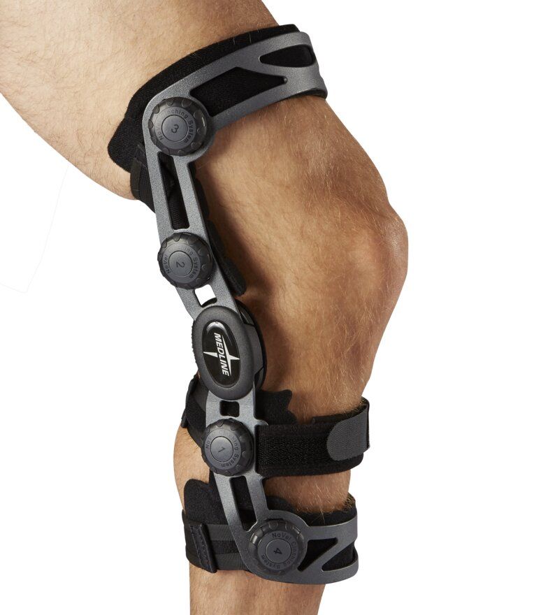 Medline Deluxe ACL Braces L 1Ct