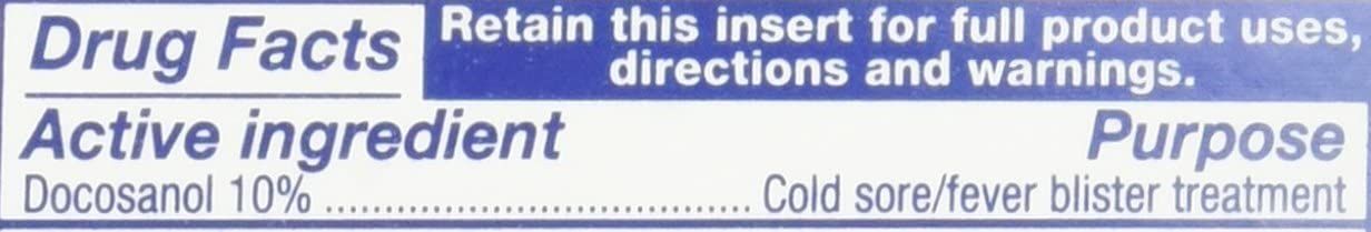 Abreva Docosanol Cream 10% Pump, 2gm