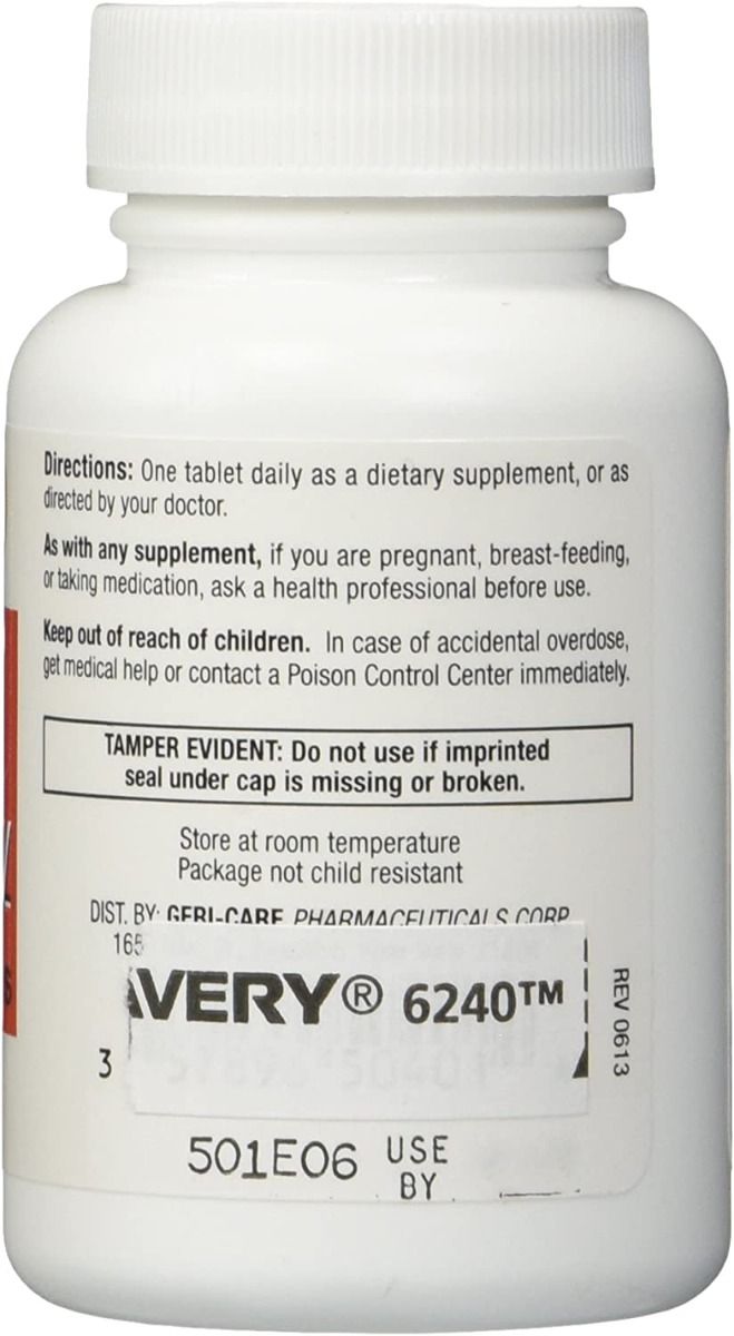 GeriCare Multivitamin Tablet, 100Ct