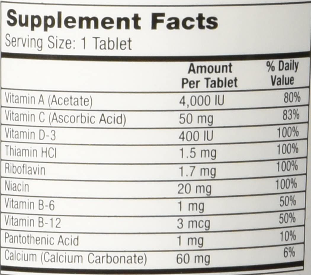 GeriCare One Daily Multivitamin Tablet 100Ct