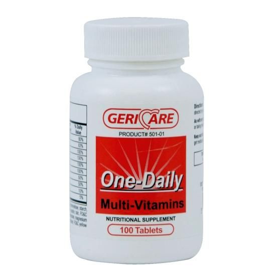 GeriCare Multivitamin Tablet, 100Ct