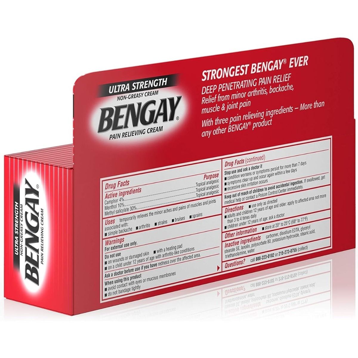 Bengay Ultra Strength Pain Relief Cream 4oz 1Ct