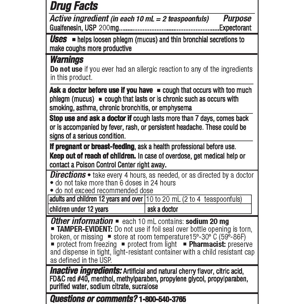 GeriCare Geri-Tussin Guaifenesin Syrup 100mg 1Ct