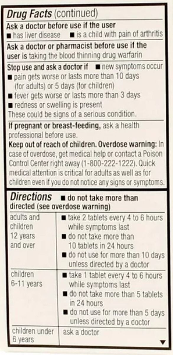 Good Sense Regular Strength Pain Relief 325mg 100Ct