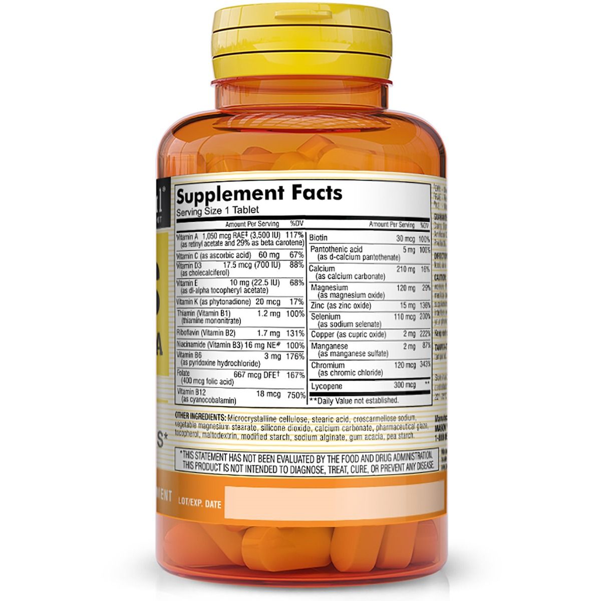 Mason Natural Men's Daily Formula 100Ct