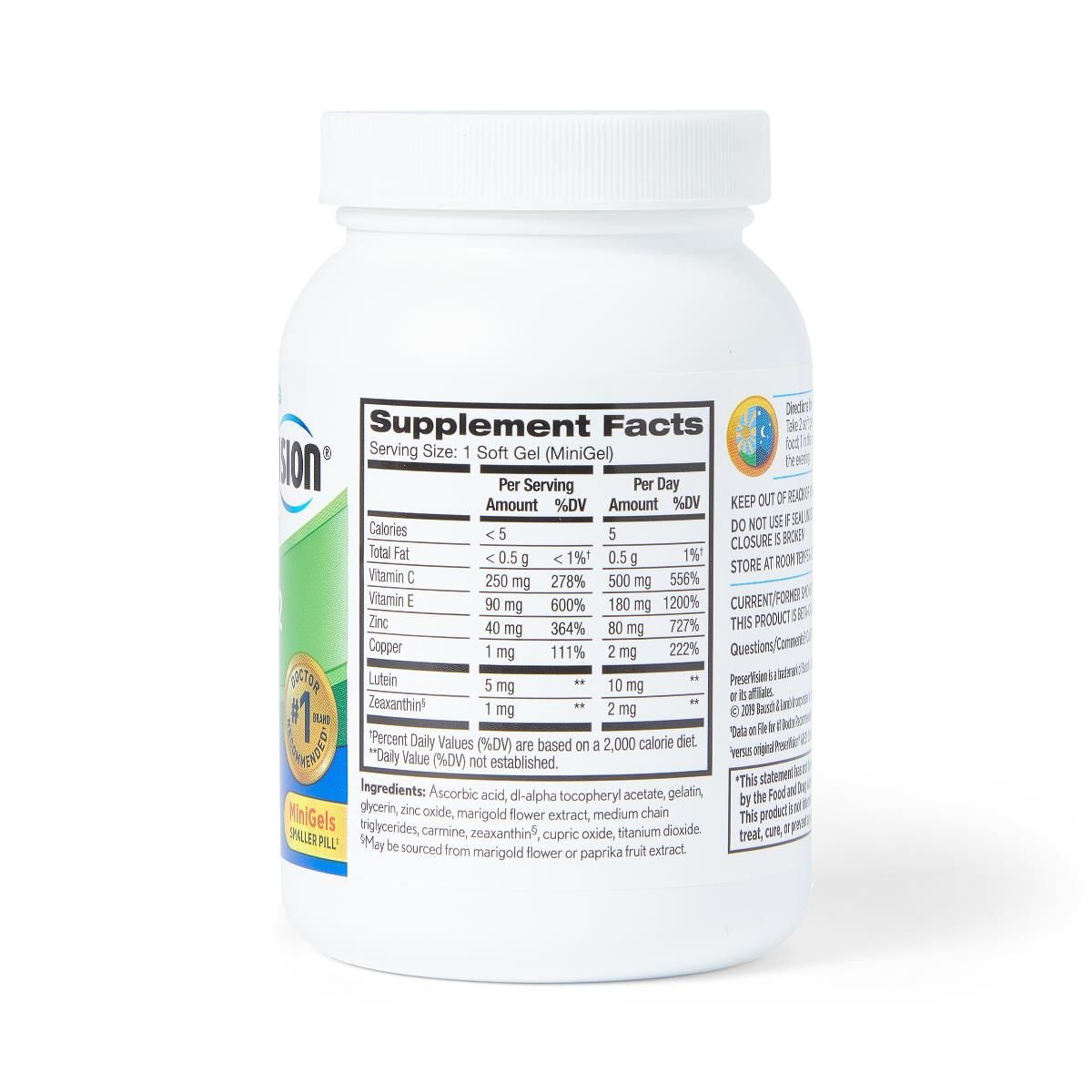 Bausch + Lomb AREDS2 PreserVision Eye Vitamin 120Ct