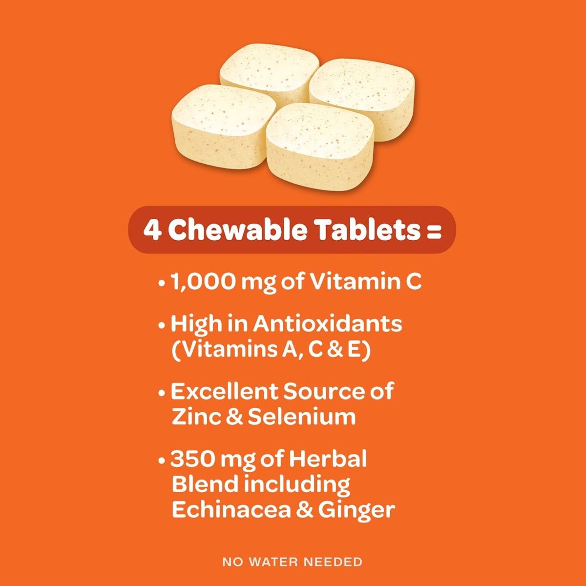 Airborne Chewable Tablet, Citrus Flavor, 32 Count per Box, One Box