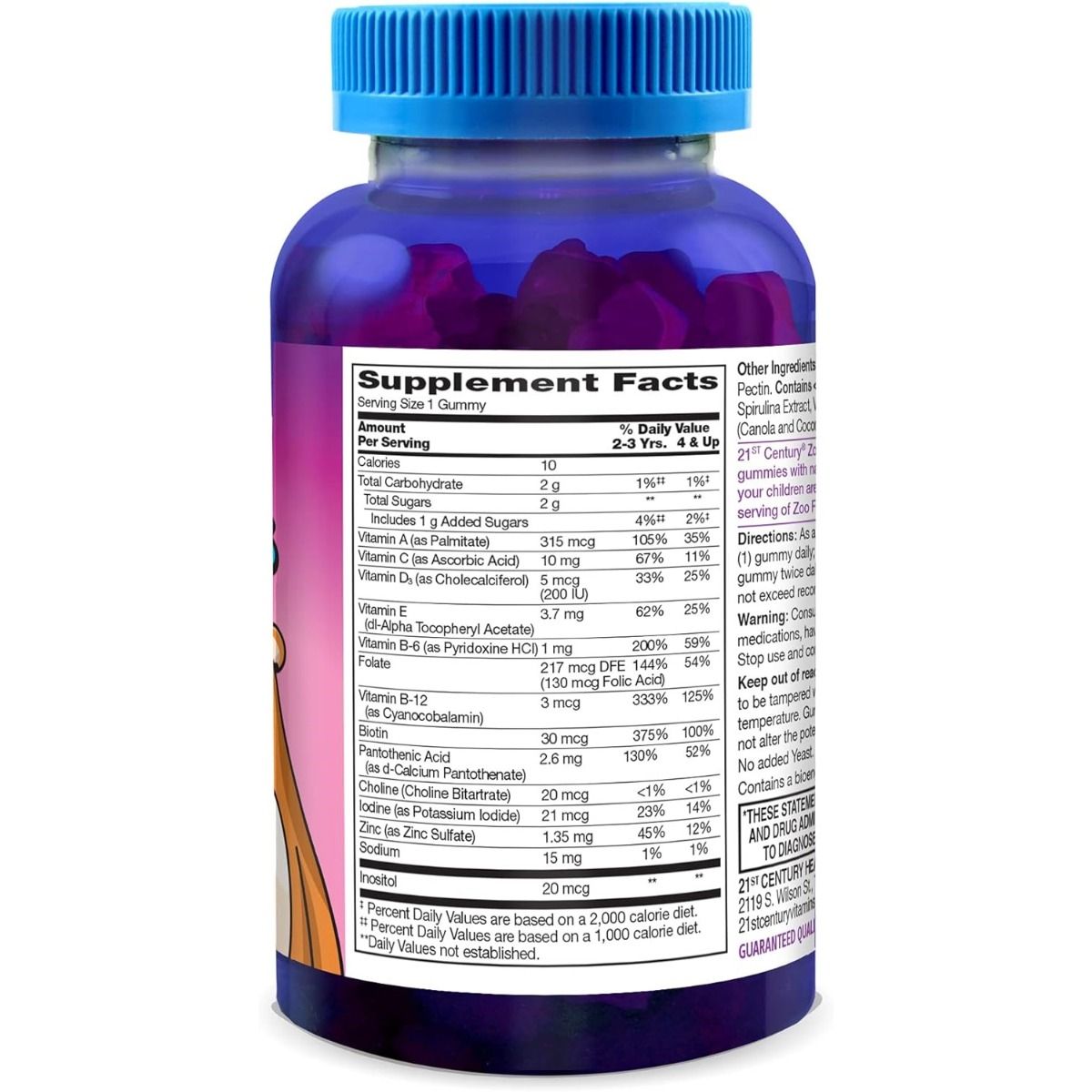 Children's Gummy Multi-Vitamin, 60 Count per Bottle, One Bottle