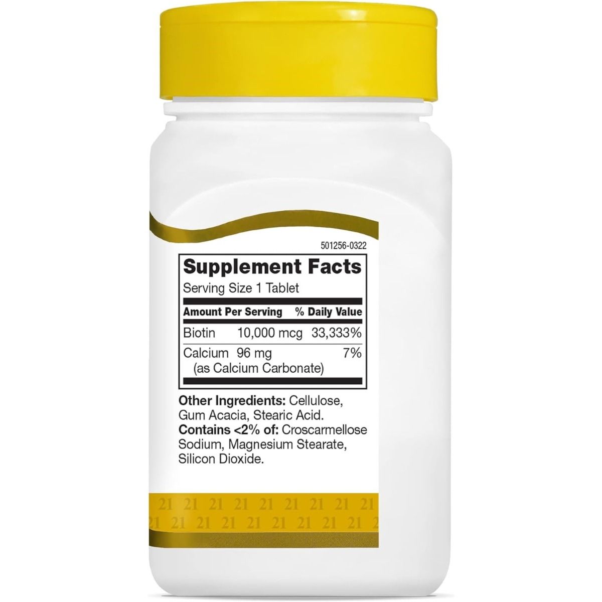 21st Century Biotin Tablet 10,000mcg 120Ct