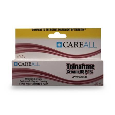 Tolnaftate 1% Antifungal Cream, 1 oz. Tube