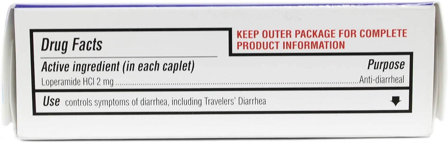 Quality Plus Anti-Diarrheal Loperamide HCI Tablets 2mg 24Ct