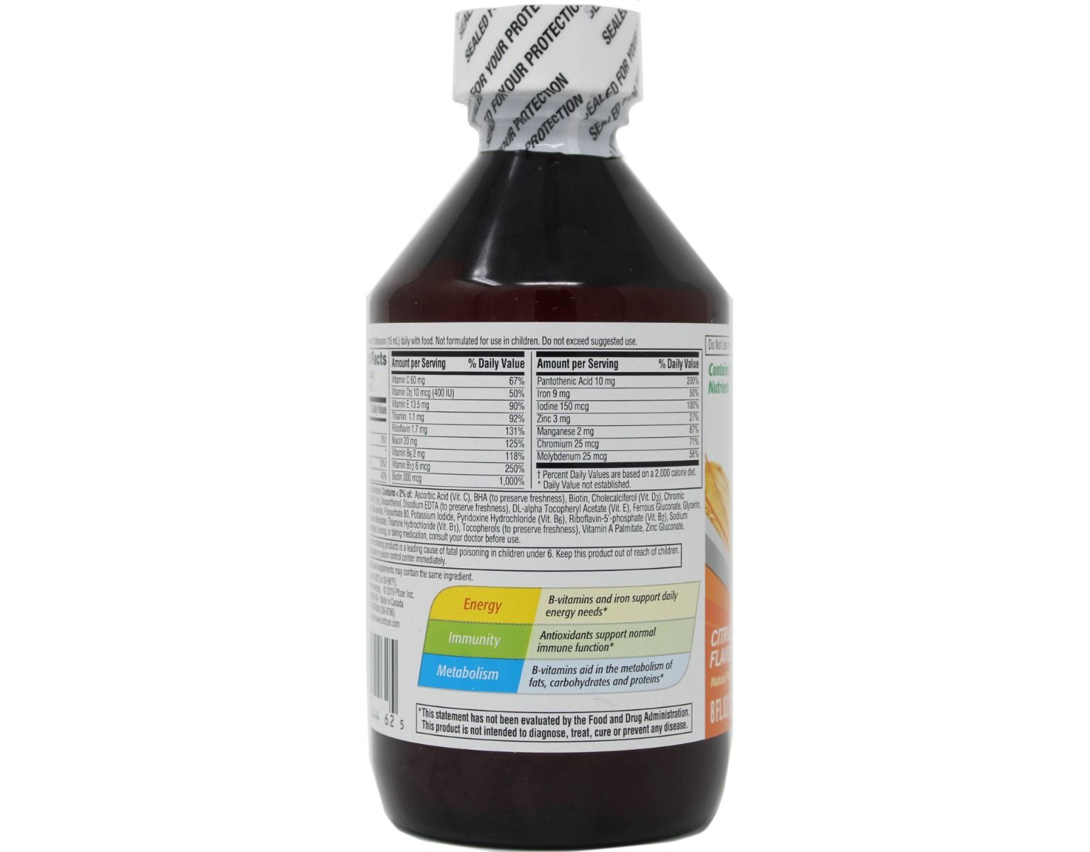 Centrum Multivitamin Multimineral Liquid Supplement 8oz