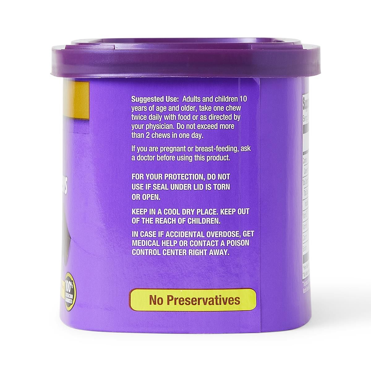 GoodSense Chocolate Calcium Chews 650mg 60Ct