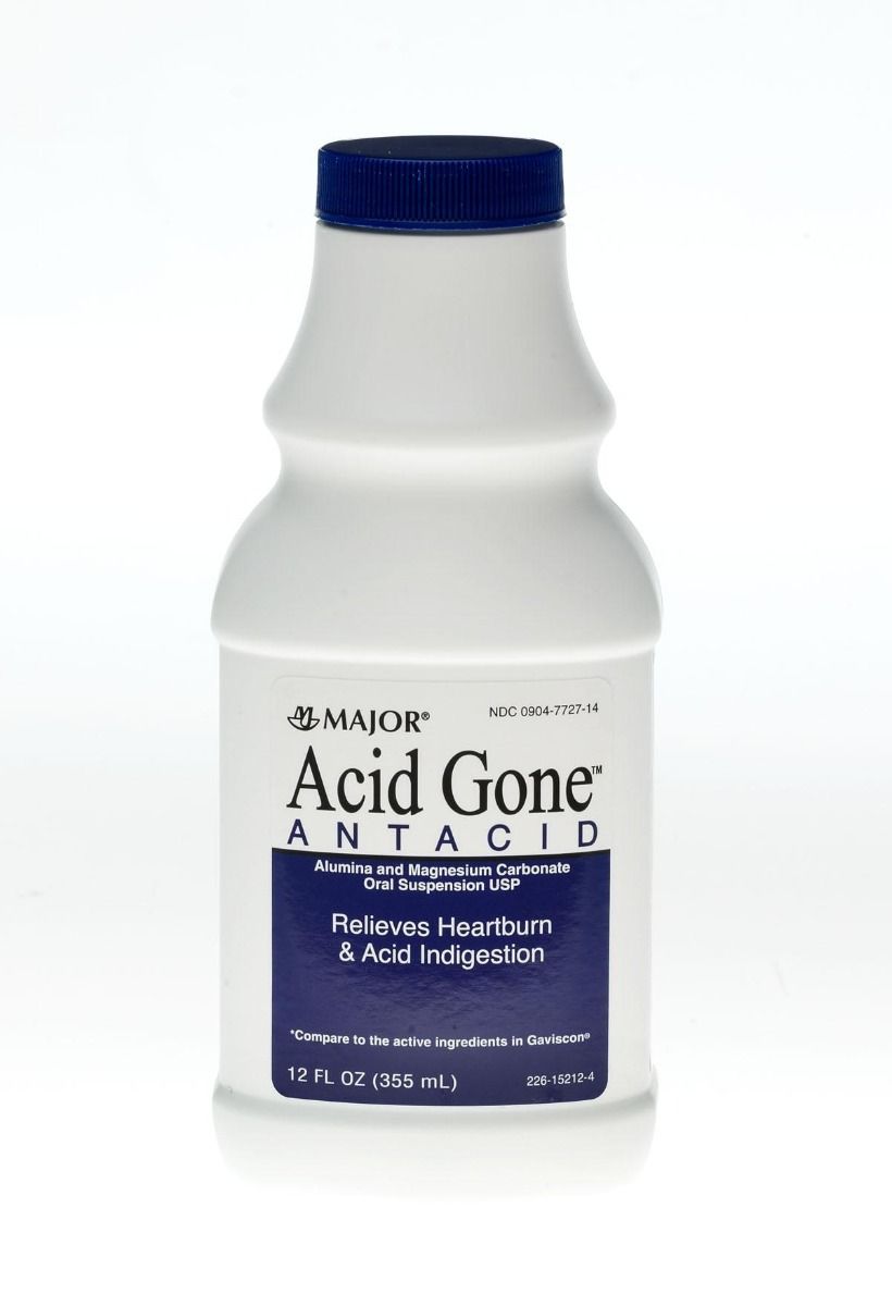 Acid Gone Antacid Liquid, 12 oz.