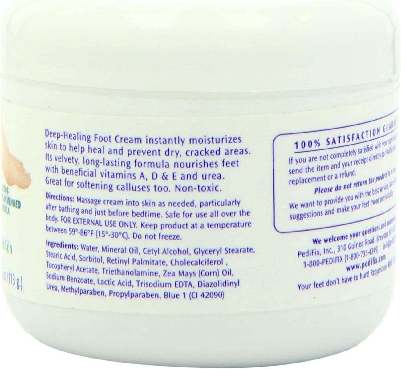 Diabetic Deep-Healing Foot Cream, 4 oz. Jar, Each