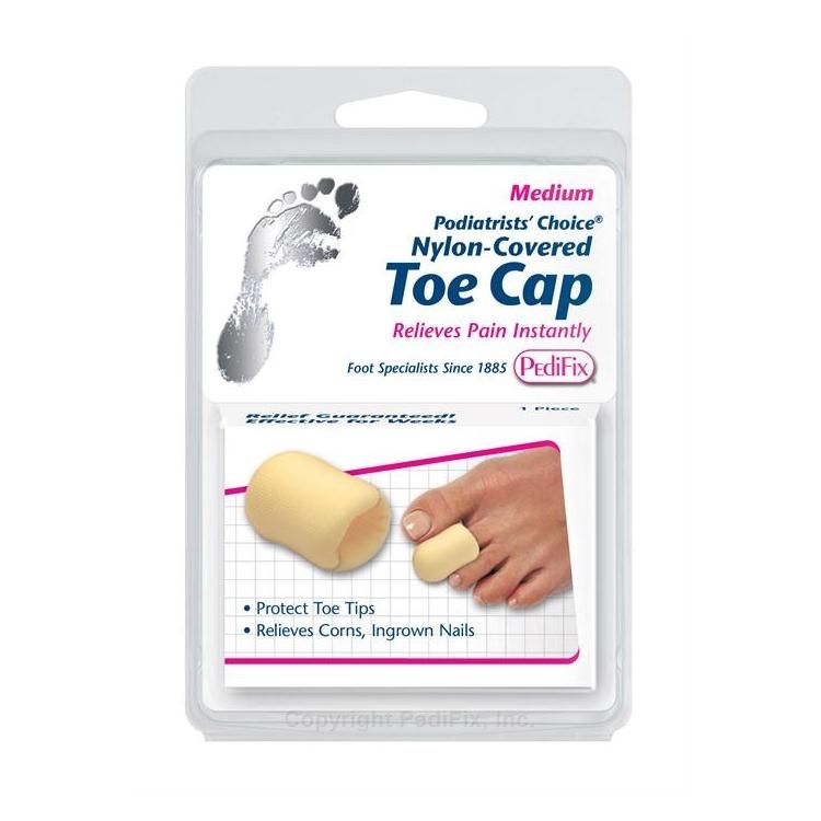 Podiatrists' Choice Nylon-Covered Toe Cap Size L 1Ct