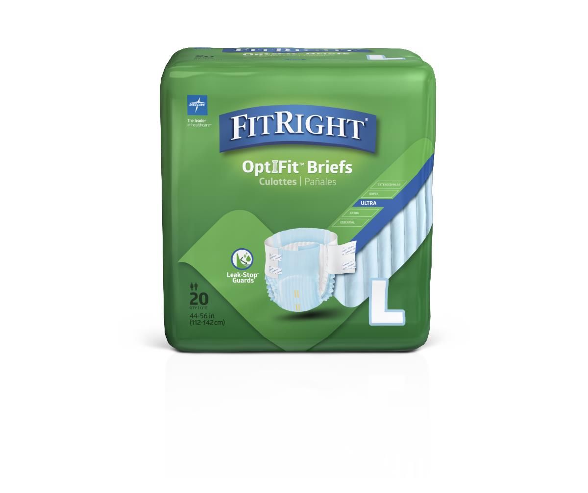 Medline FitRight OptiFit Ultra Disposable Brief - Shop All