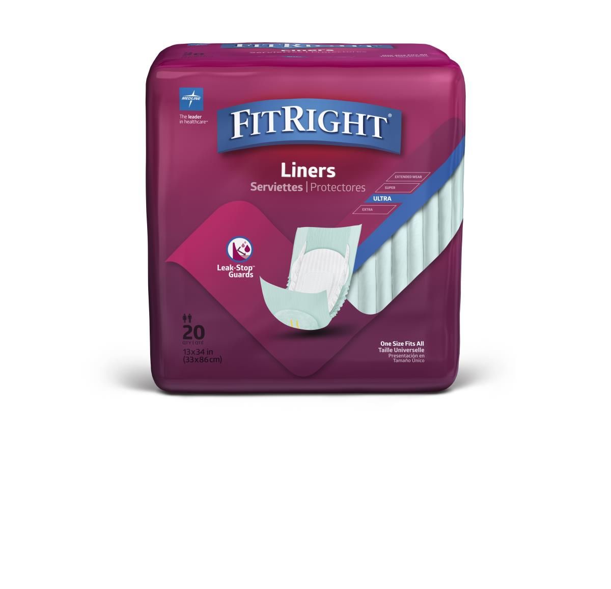 Medline FitRight Incontinence Liners - Shop All