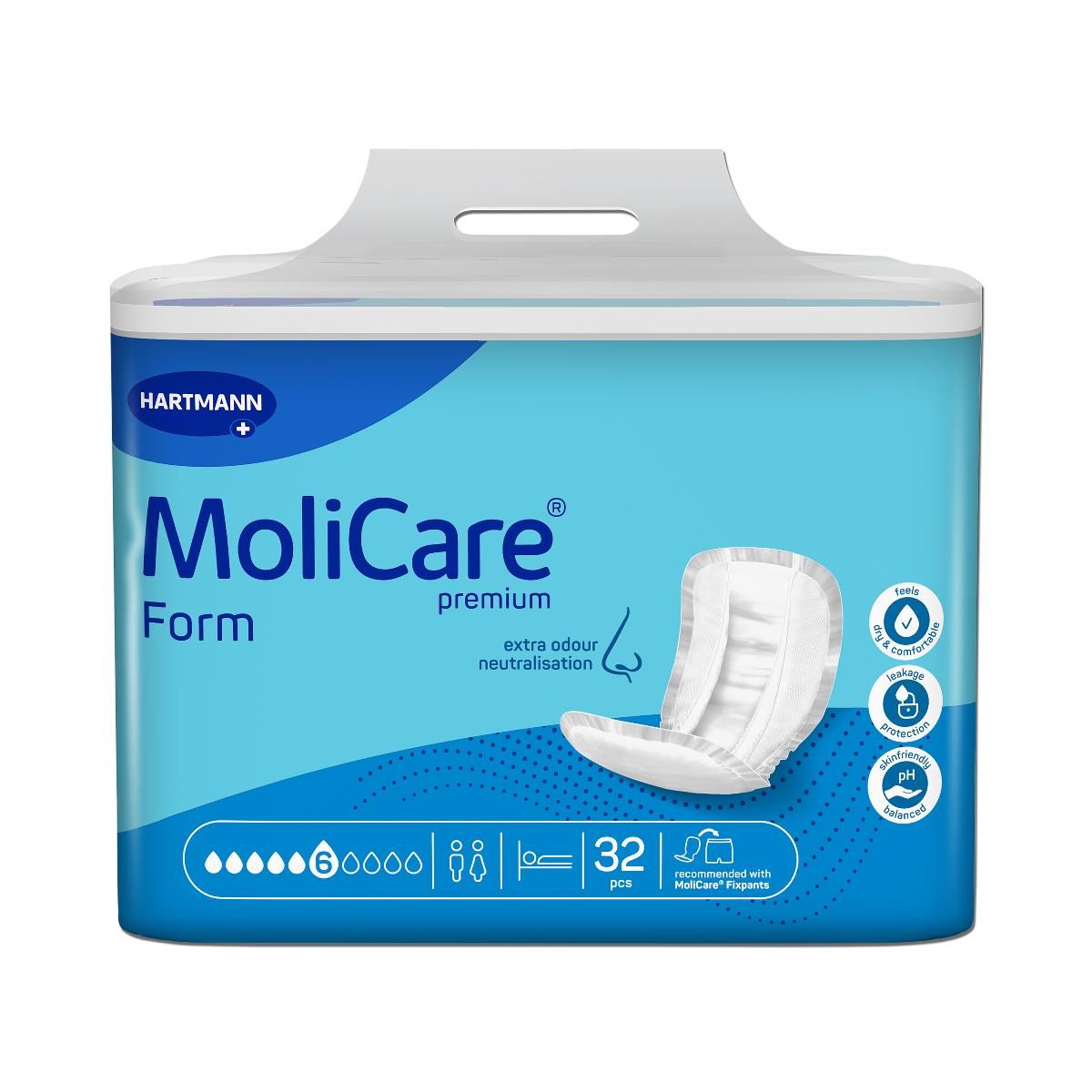 MoliForm Soft Incontinence Liner Extra 13x27 128Ct