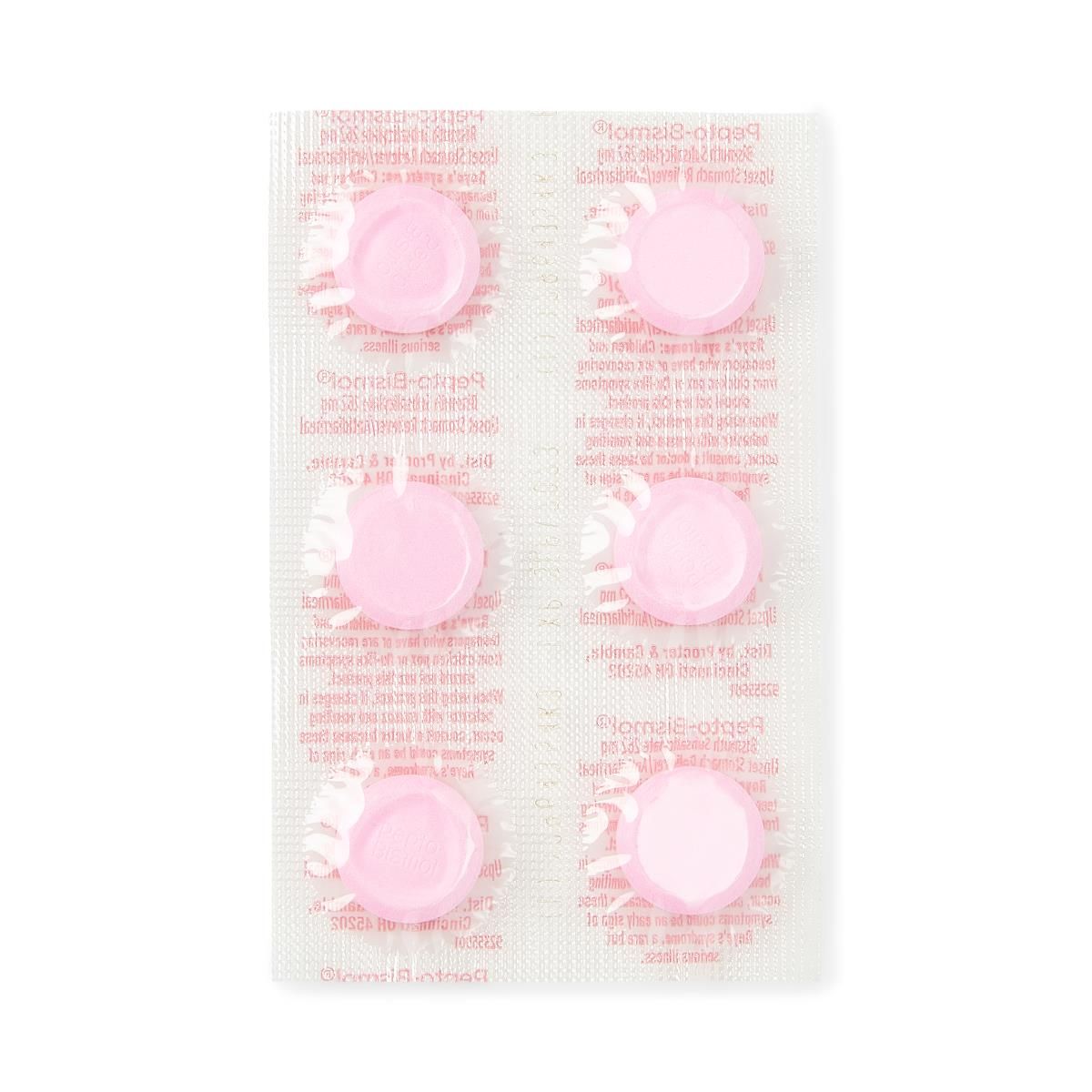 Pepto Bismol Chewable Tablets, Original Flavor, 30 ct.