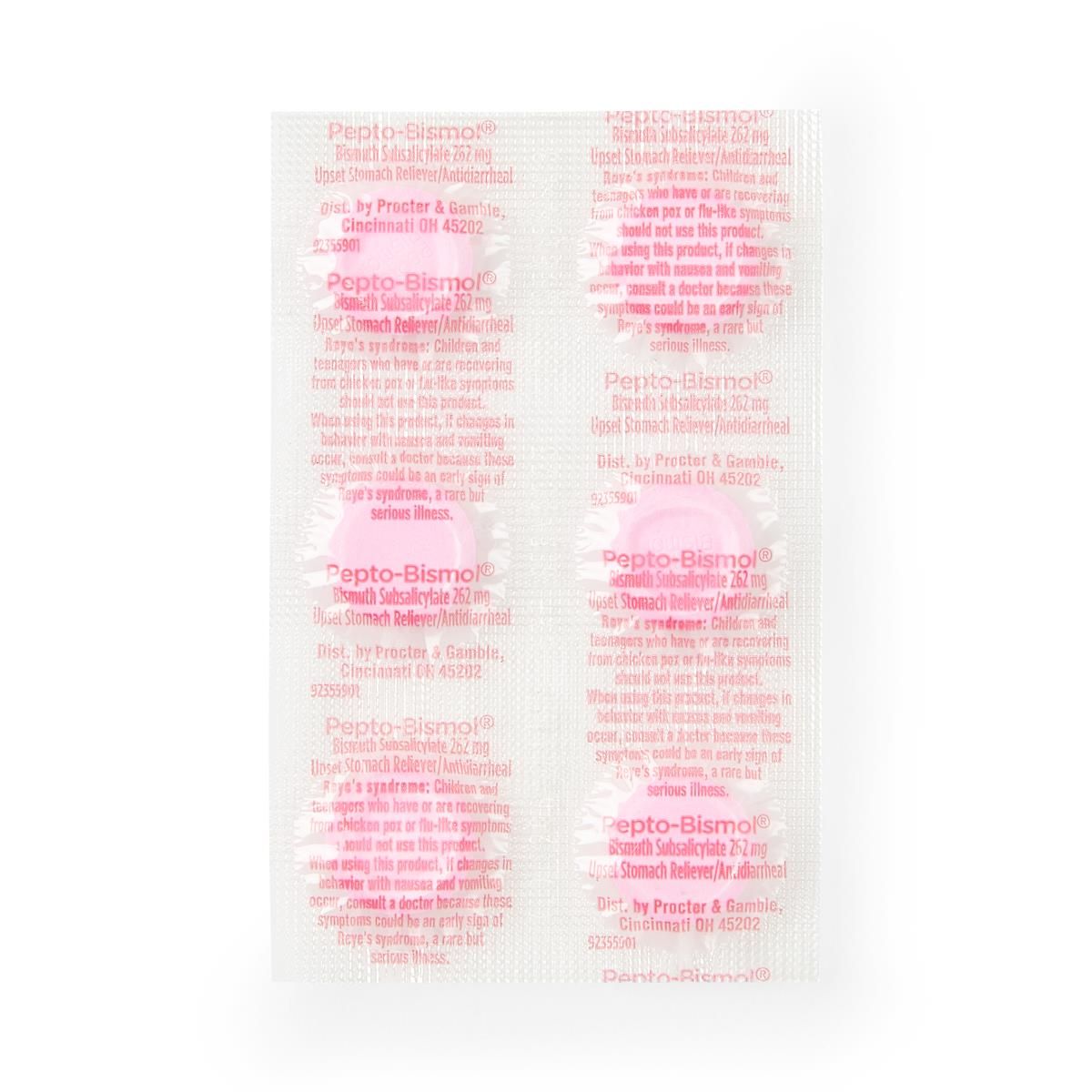 Pepto Bismol Chewable Tablets, Original Flavor, 30 ct.