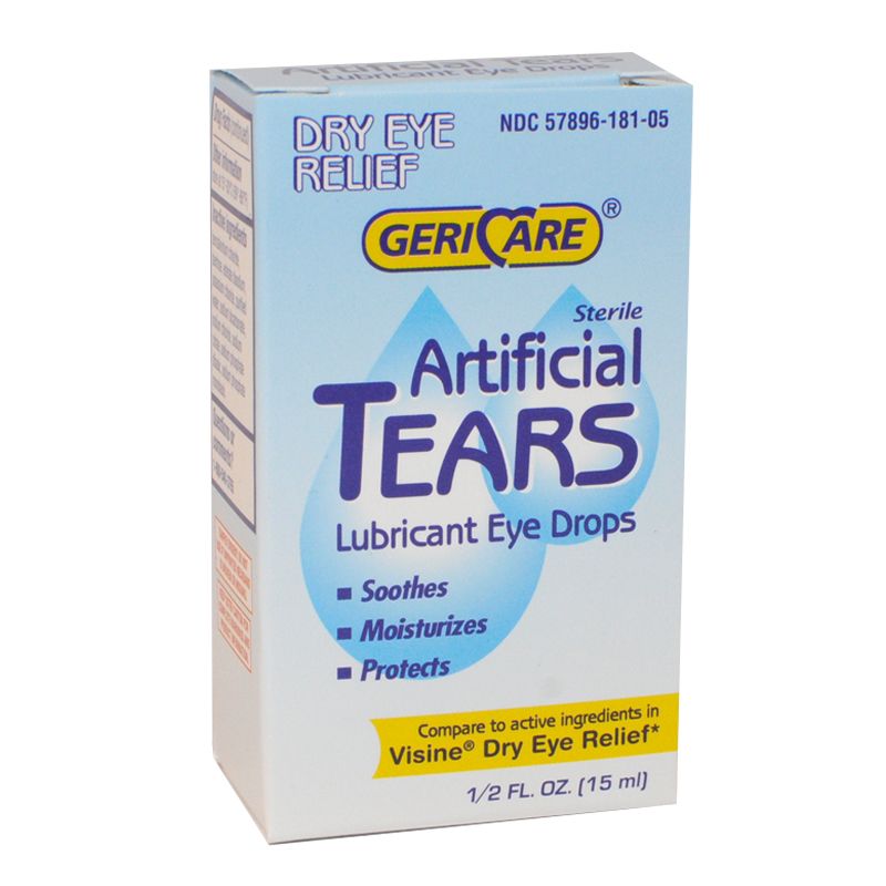 Artificial Tears Drops compare to Visine