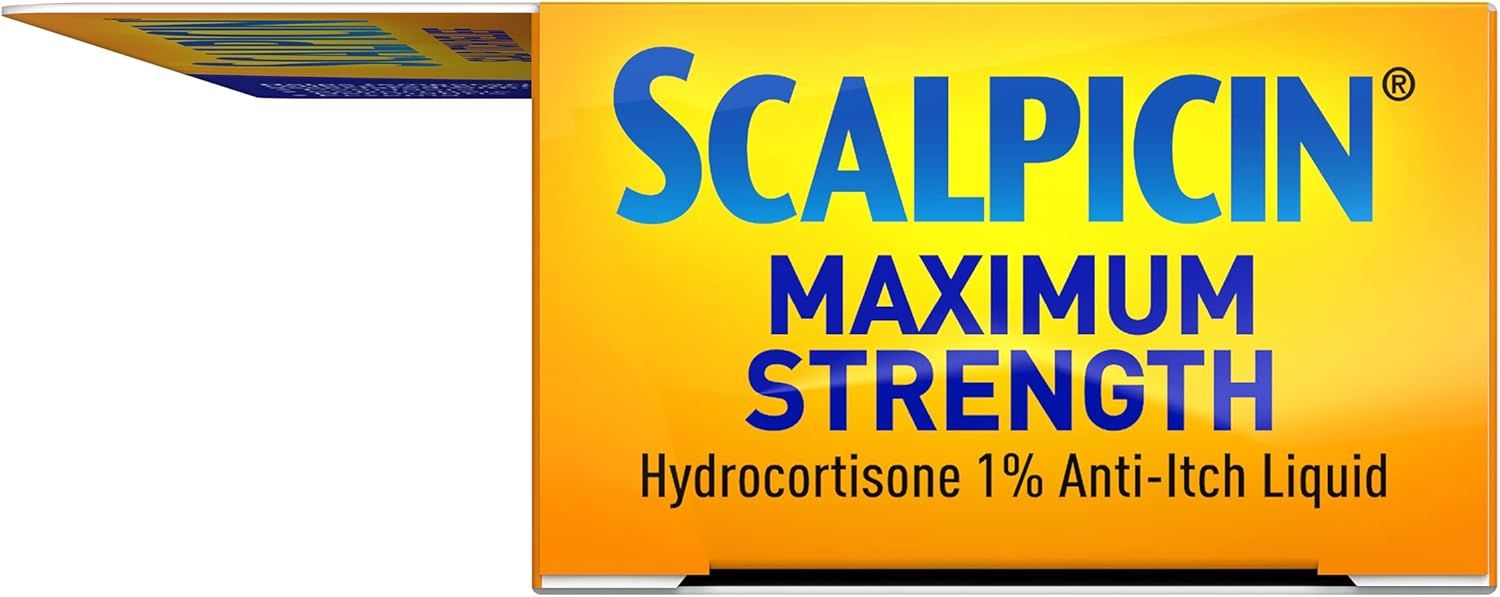 Scalpicin Max Strength Scalp Itch Treatment, 1.5 oz. Bottle, One