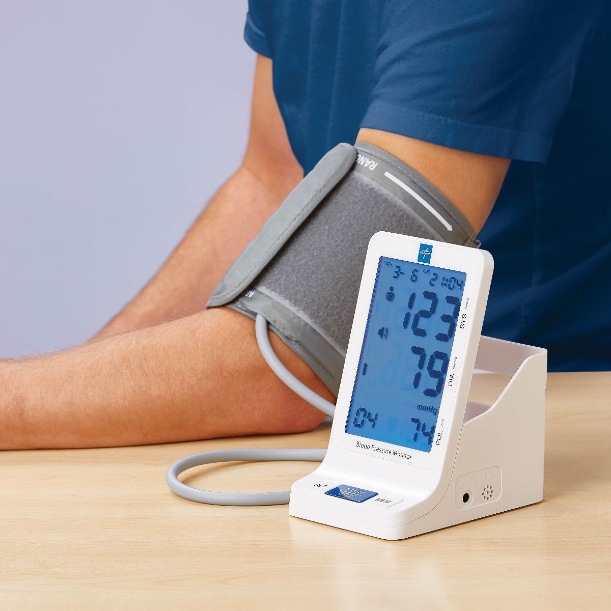 Medline Talking Blood Pressure Monitor With AC Adapter